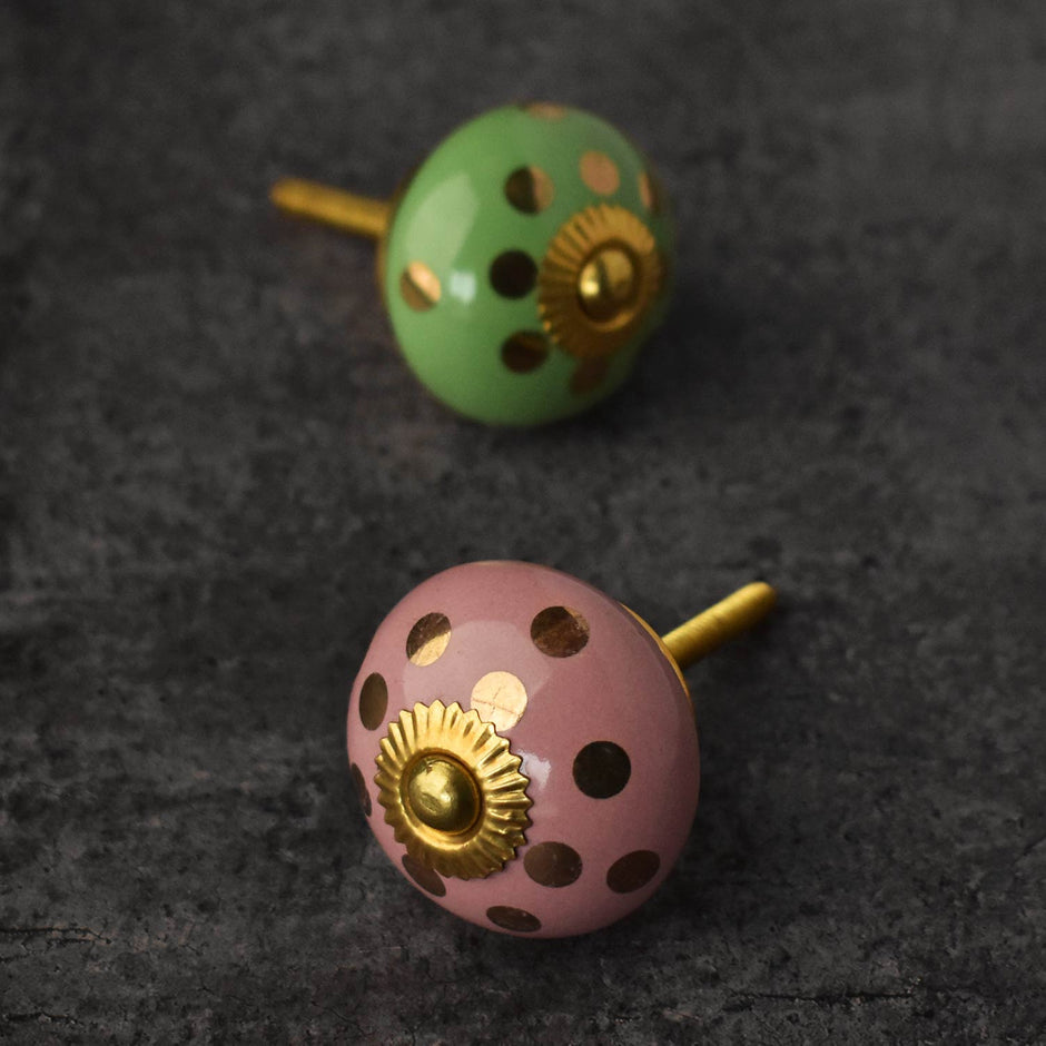 Ceramic Knobs – Spruce and Pop